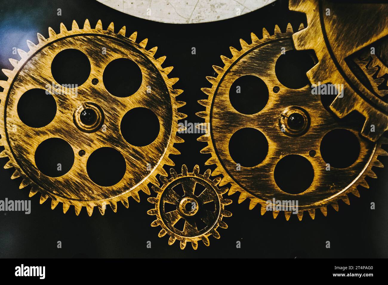 Old metal cogwheels macro hi-res stock photography and images - Alamy