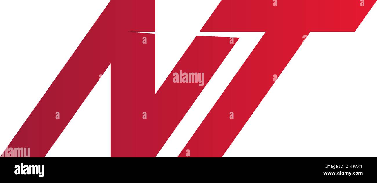 NT logo, NT Monogram, Initial NT Logo, Letter NT logo, Icon, Vector ...