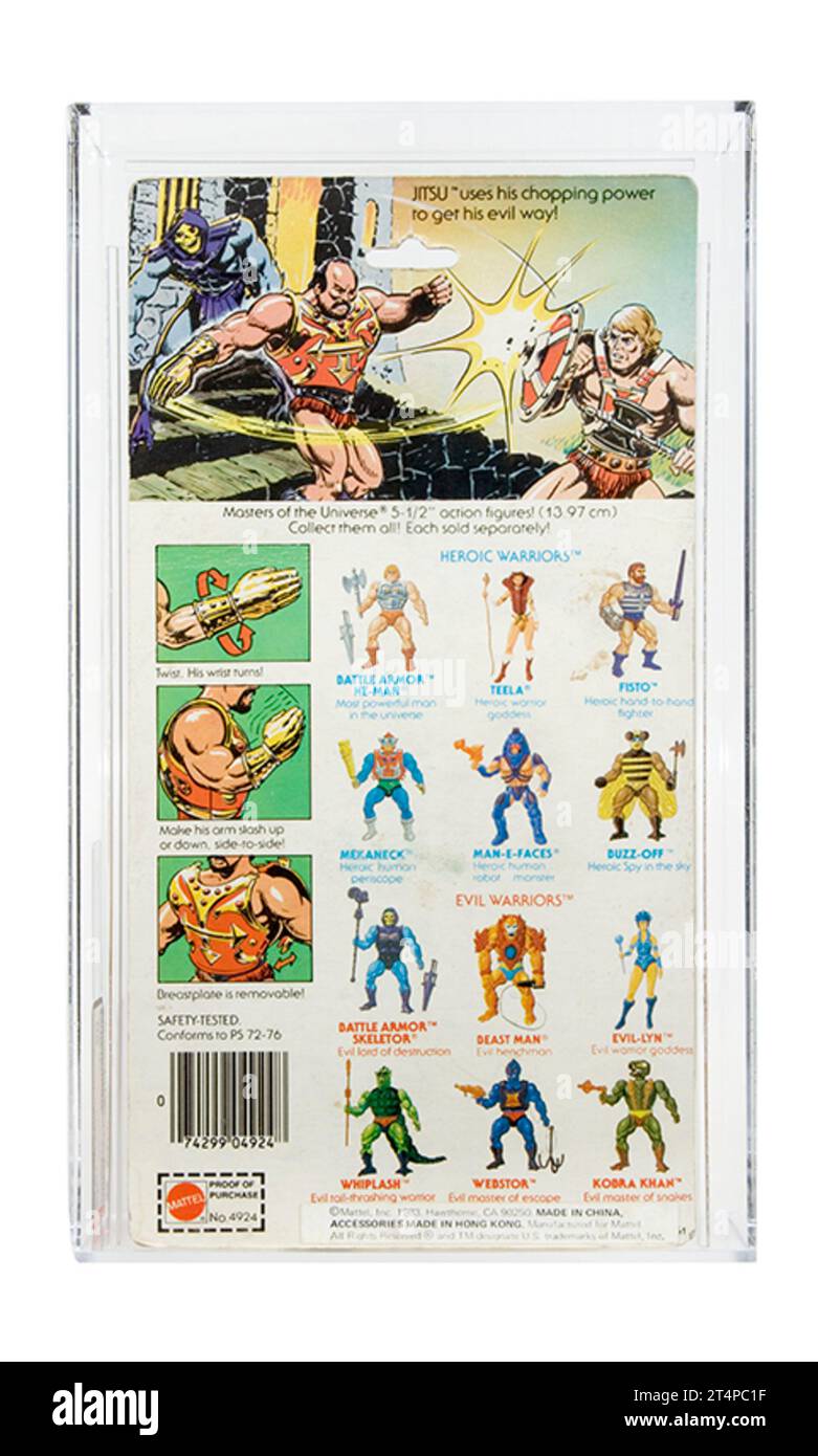 1984 Mattel Masters of The Universe Series 3 Jitsu Carded Action Figure ...
