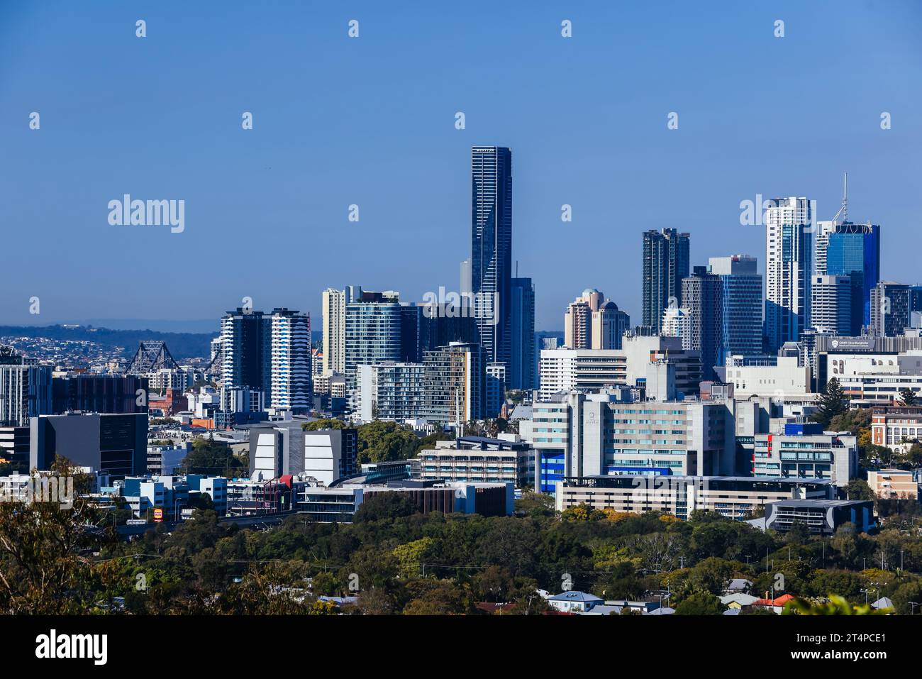 BRISBANE, AUSTRALIA - JULY 30 2023: The iconic city views of Brisbane ...