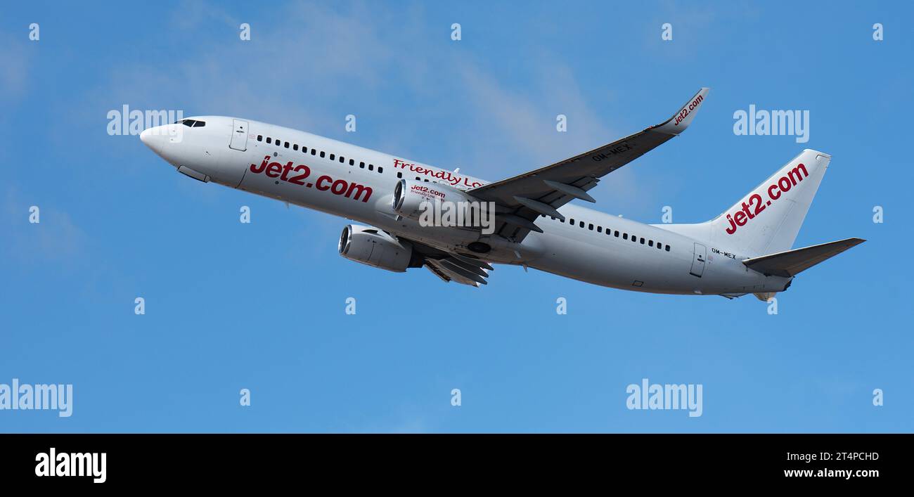 Tenerife, Spain october 29st, 2023. Jet2 Airlines, Boeing 737-8GJ. Jet2 ...