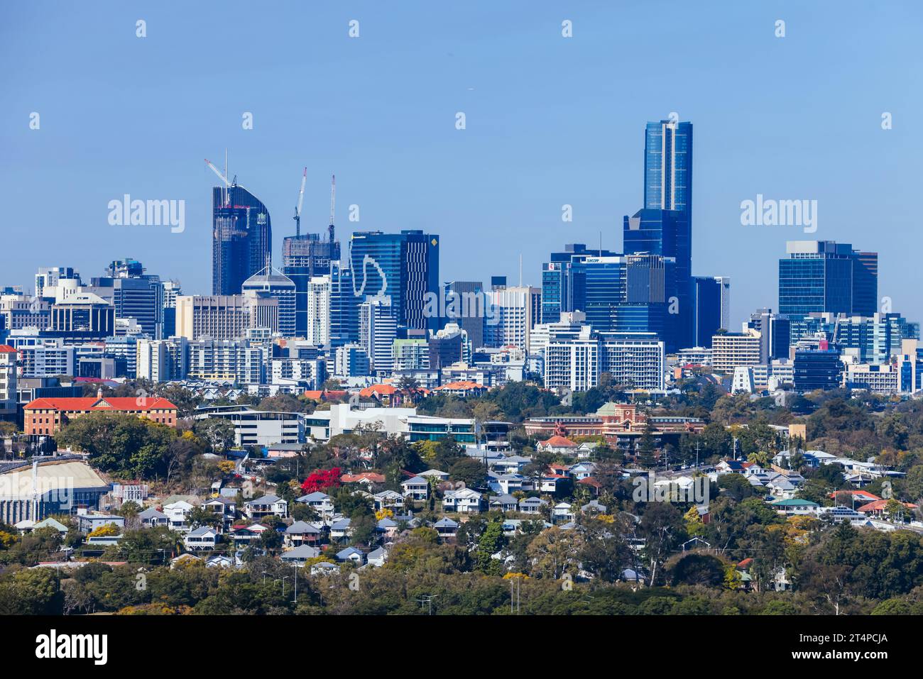 BRISBANE, AUSTRALIA - JULY 30 2023: The iconic city views of Brisbane ...