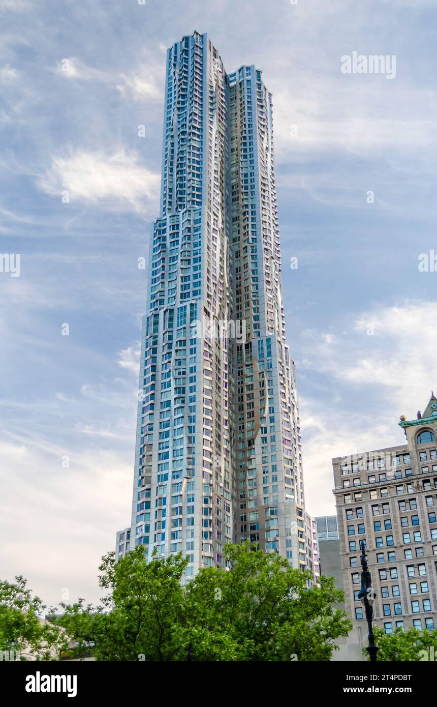 NEW YORK CITY - MAY 27: The Beekman Tower, aka 8 Spruce Street or New ...