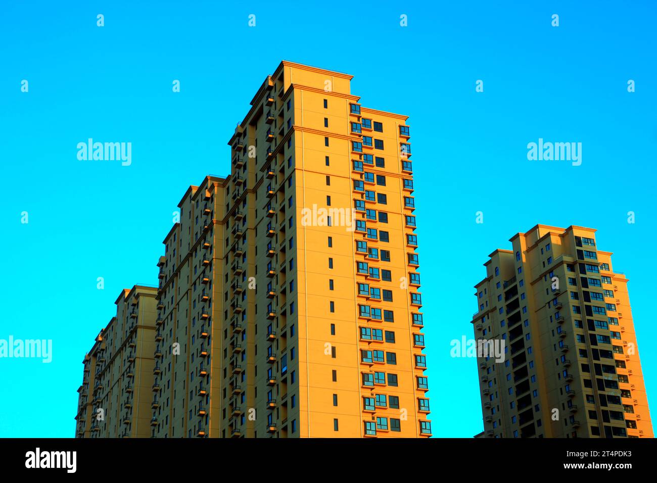 Buildings in the sky background Stock Photo - Alamy