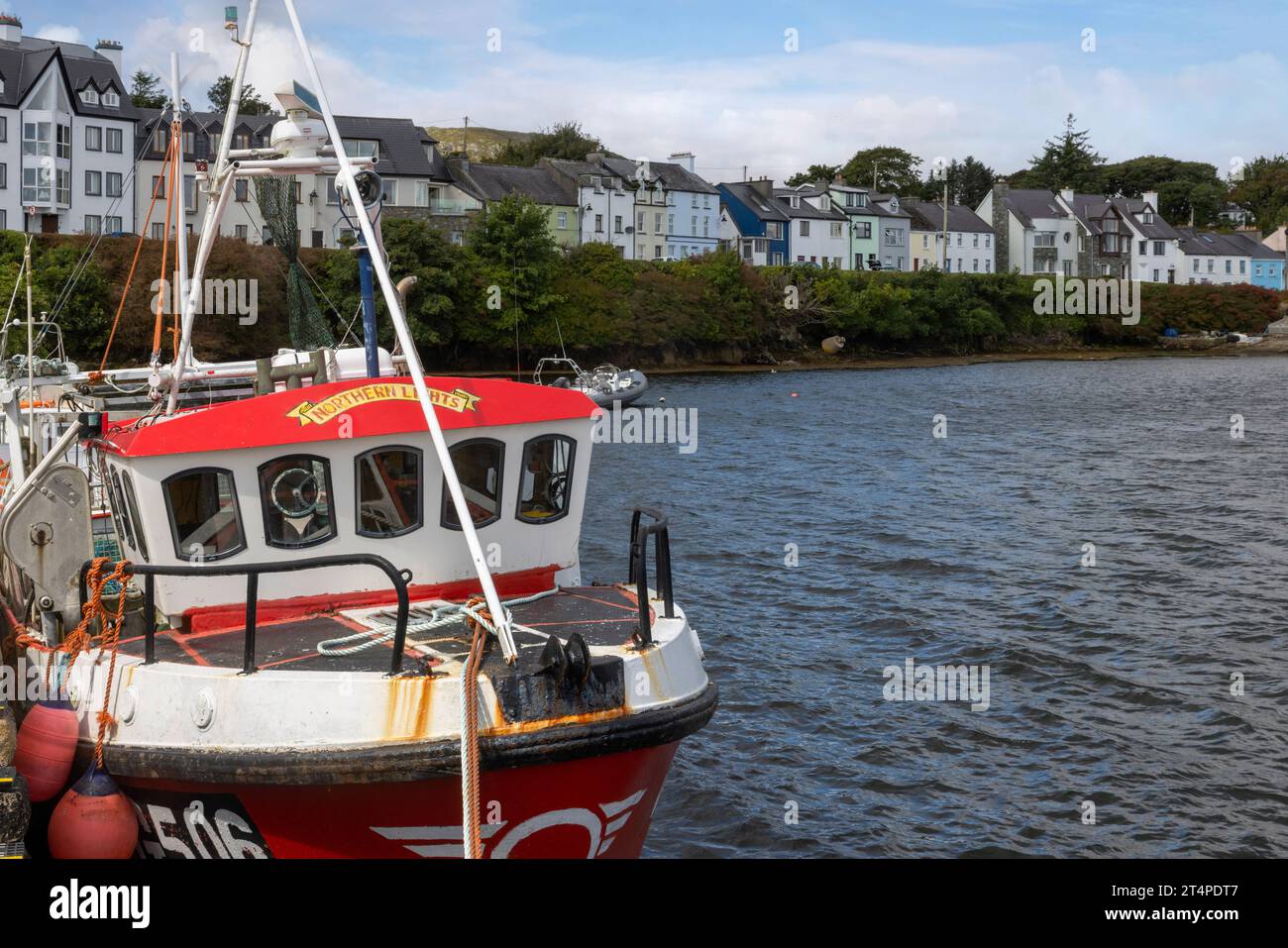 Roundstone, Ireland, is a picturesque fishing village on the Atlantic ...