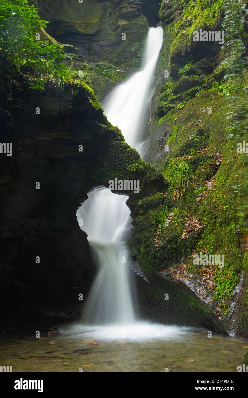 Waterfall: St. Nectan's Glen, Tintagel, Cornwall, UK Stock Photo - Alamy