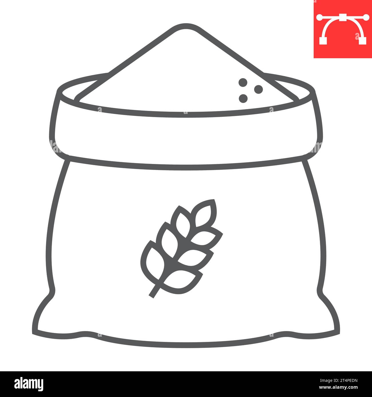 Solid flour product Stock Vector Images - Alamy