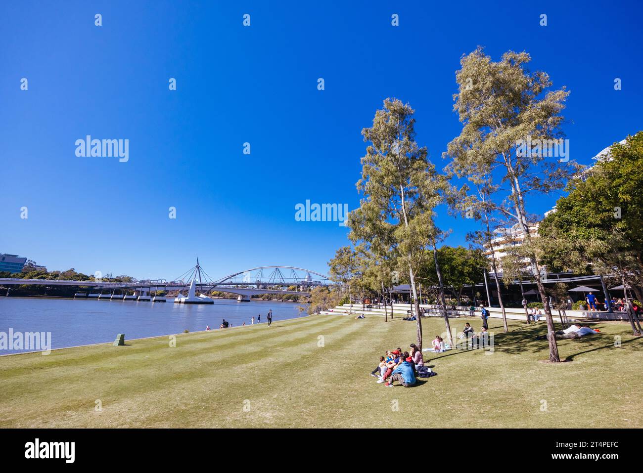 Southbank View in Brisbane Australia Stock Photo - Alamy