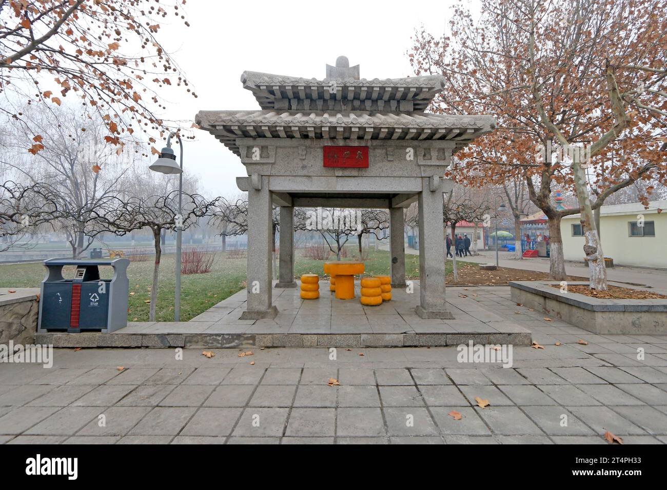 Chinese Pavilion landscape architecture Stock Photo - Alamy