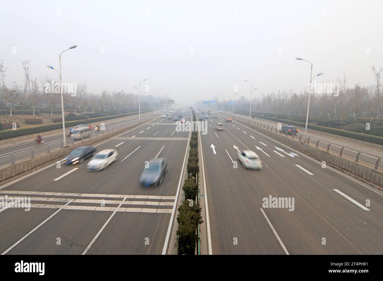 cars running fast on the road Stock Photo - Alamy