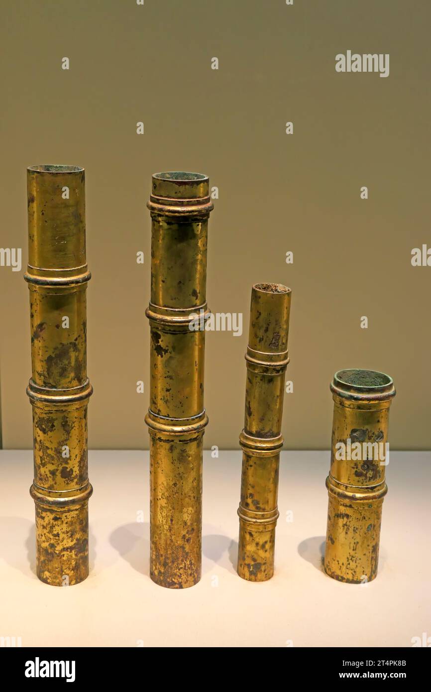 Chinese ancient copper parts Stock Photo - Alamy