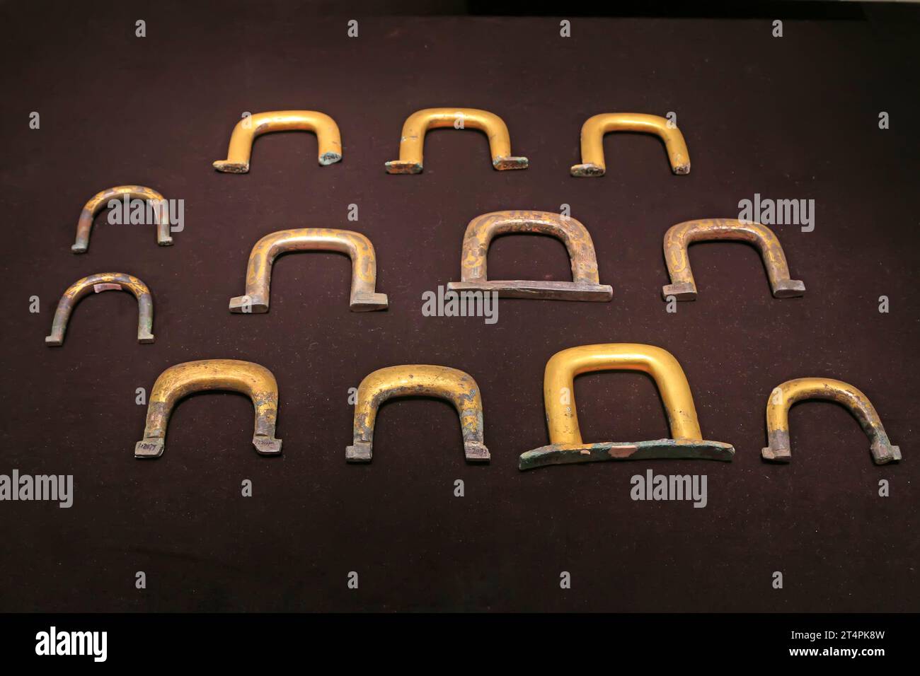 Chinese ancient copper parts Stock Photo - Alamy