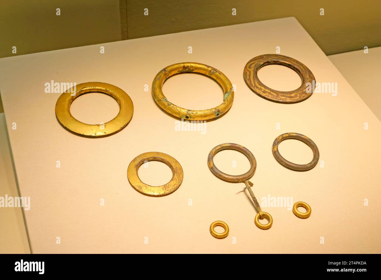 Copper ring in ancient China Stock Photo - Alamy
