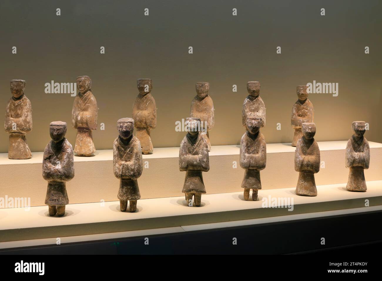 Chinese ancient pottery figurines Stock Photo - Alamy