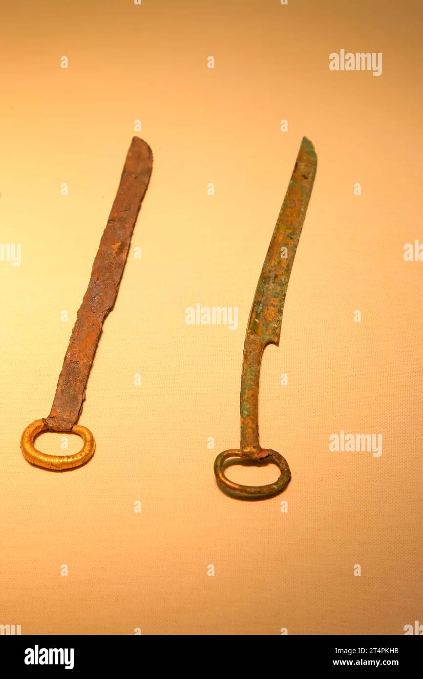 Chinese ancient bronze tools Stock Photo - Alamy