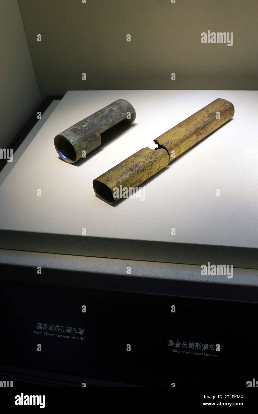 Chinese ancient bronze device Stock Photo - Alamy