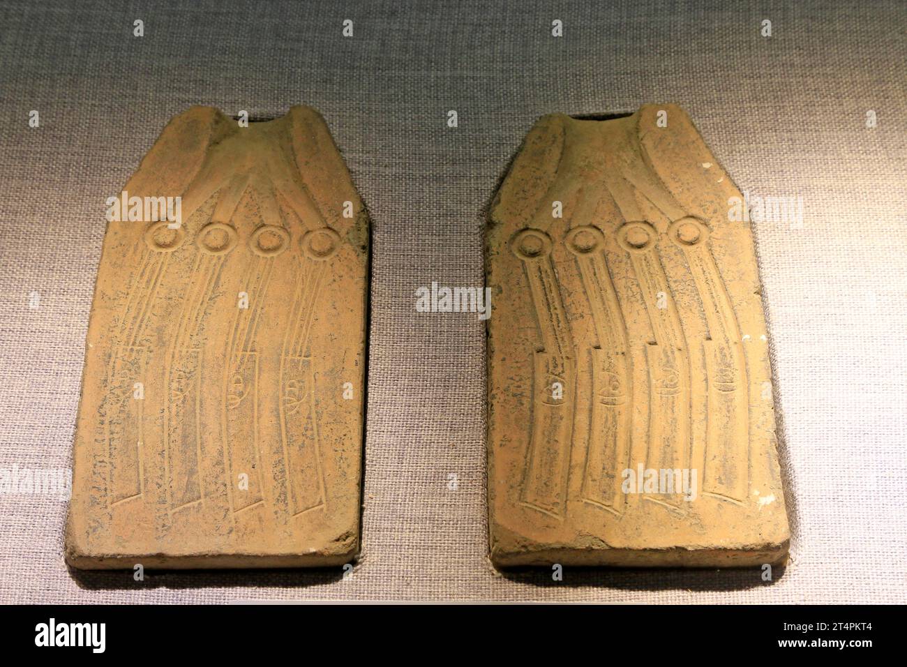 Chinese ancient coinage mold Stock Photo - Alamy