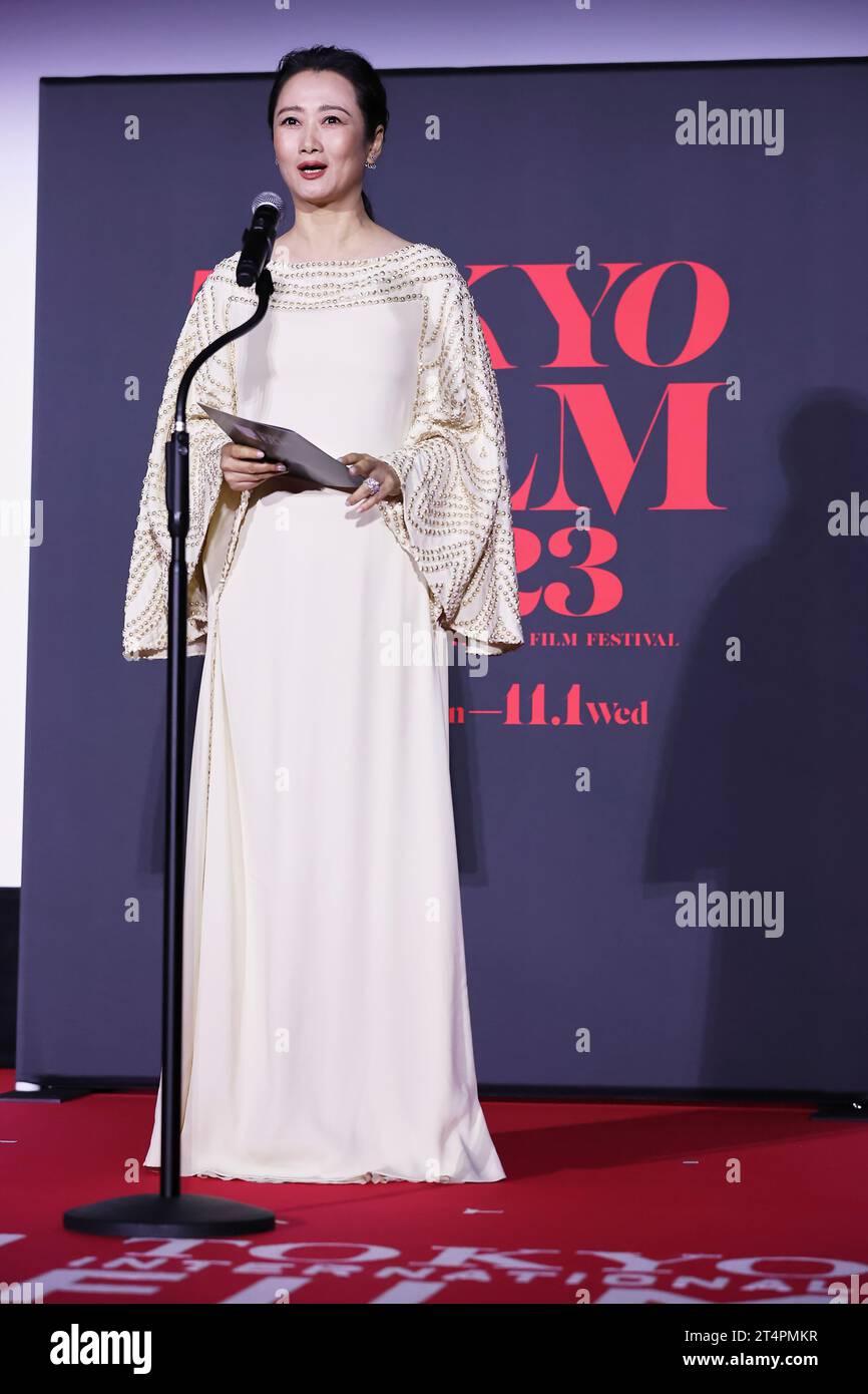 November 1, 2023, Tokyo, Japan: Chinese actress and producer Zhao Tao ...