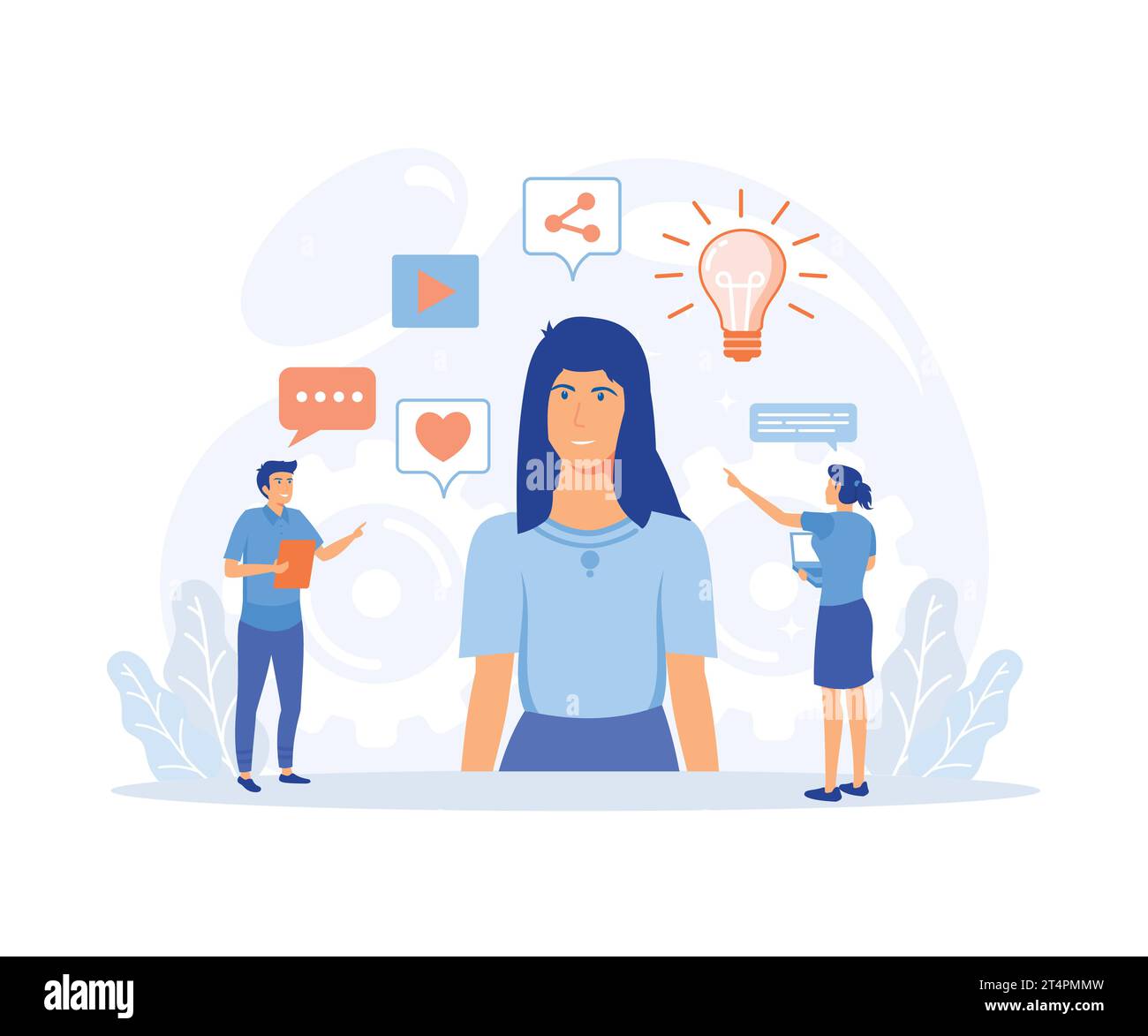 Targeting strategy abstract concept, Marketing research, competitor ...