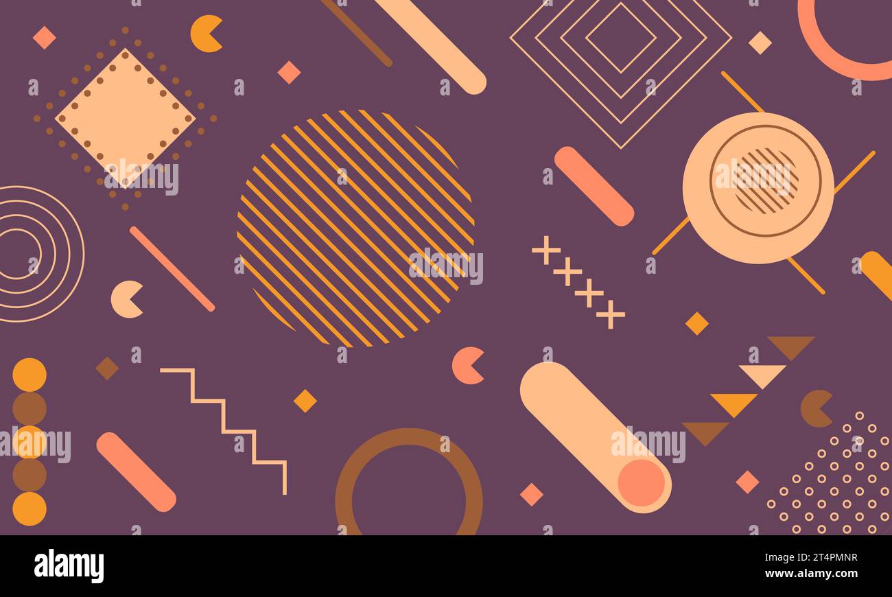 The memphis group design Stock Vector Images - Alamy