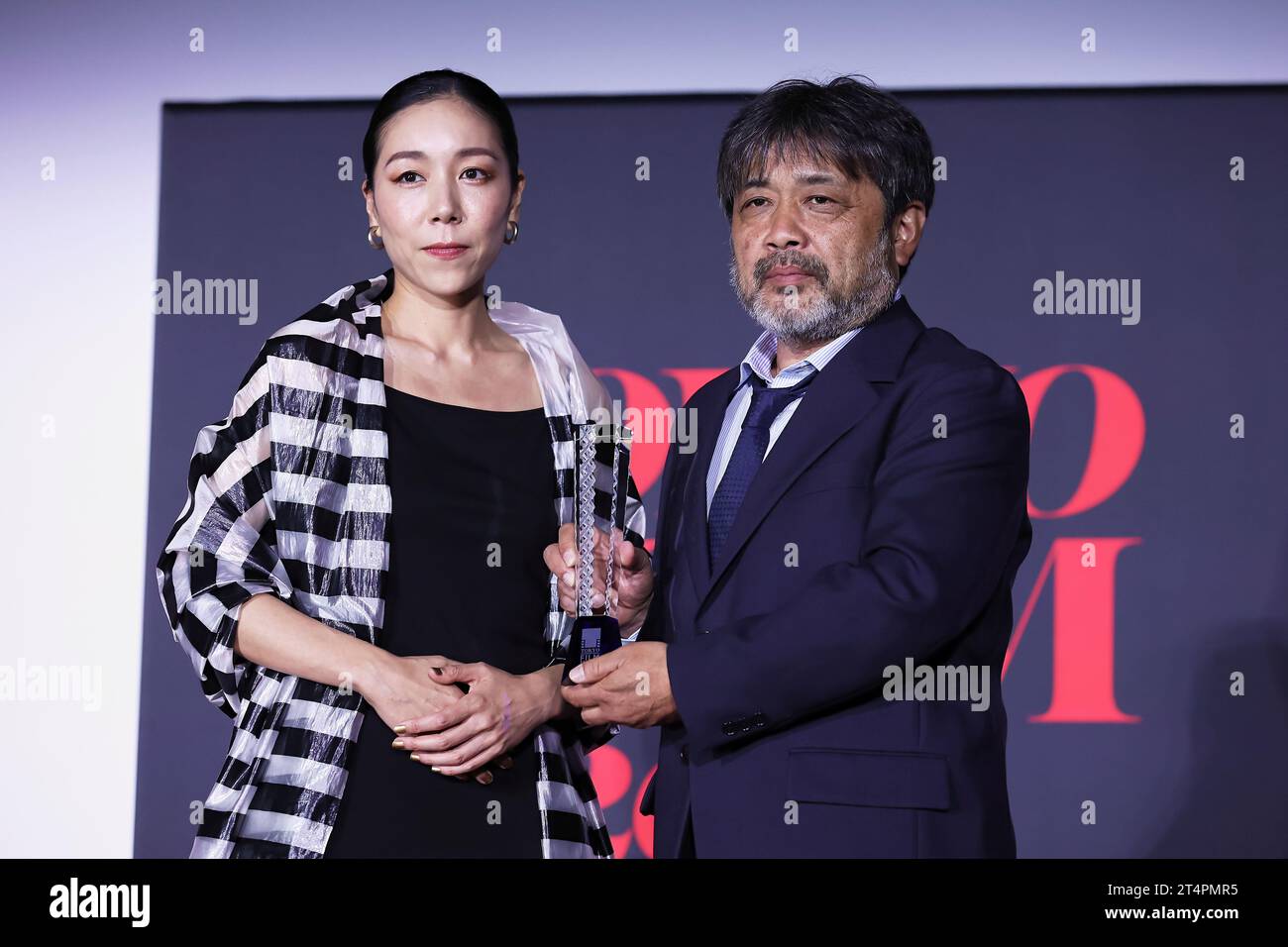November 1, 2023, Tokyo, Japan: Audience Award winner Kishi Yoshiyuki ...