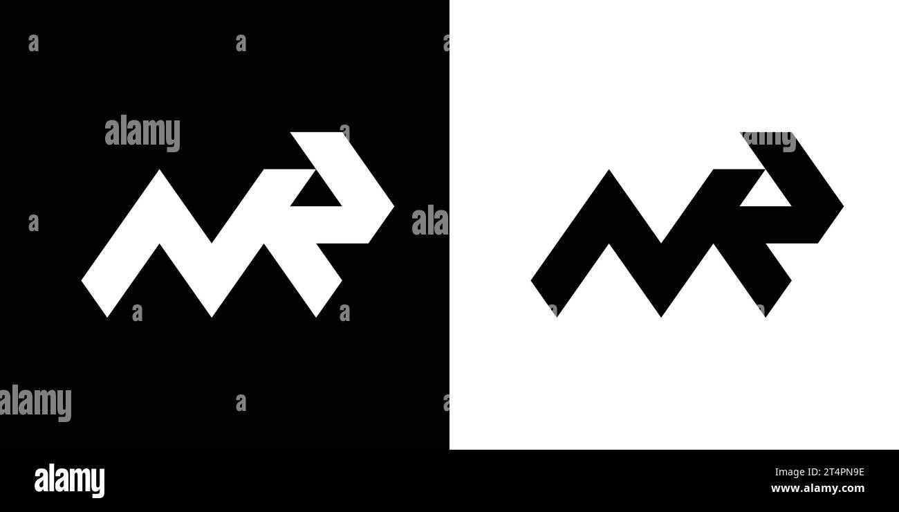 NR logo, NR Monogram, Initial NR Logo, Letter NR logo, Icon, Vector ...