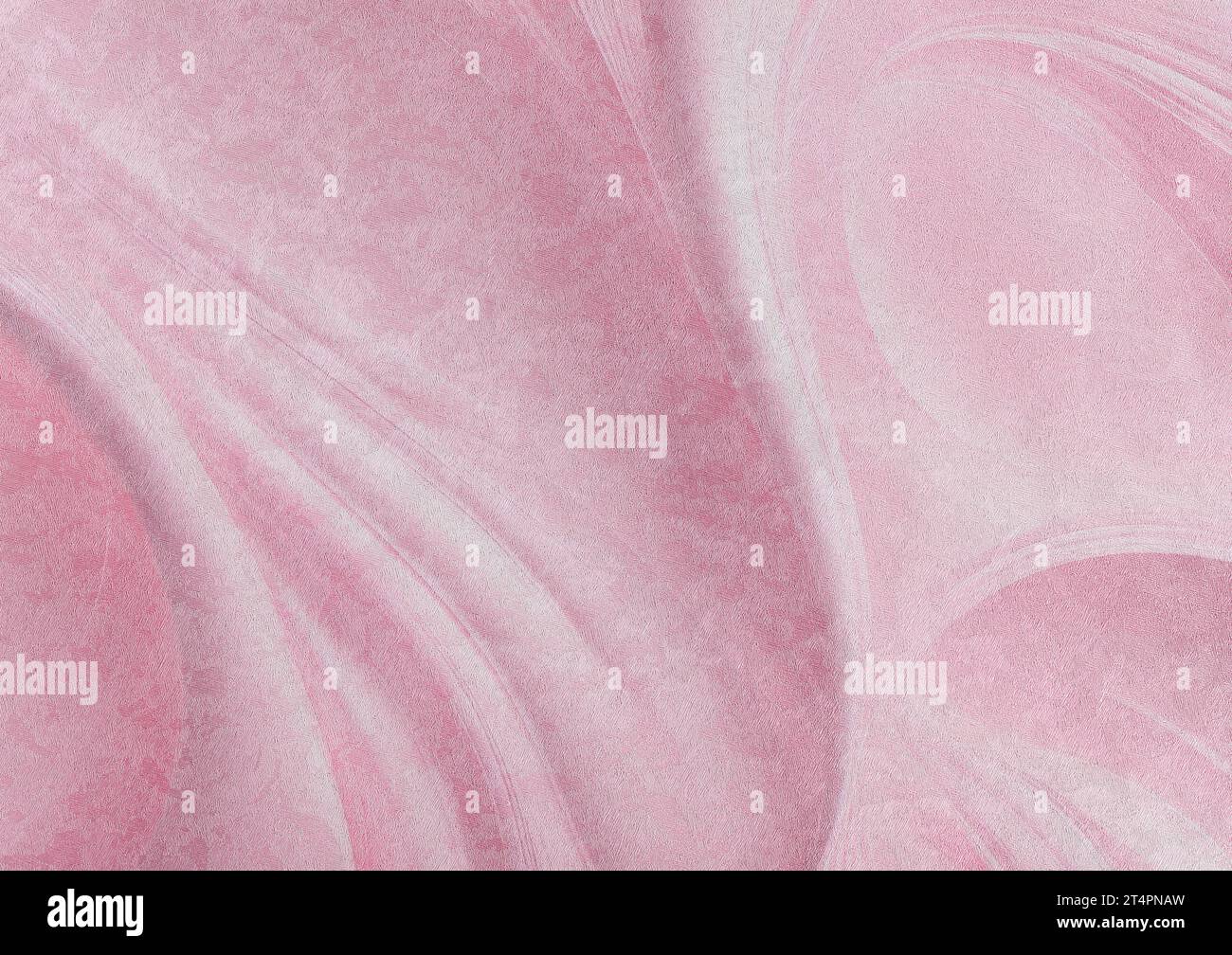 Background of paper pink wallpaper with waves and overflows.Pale pink ...