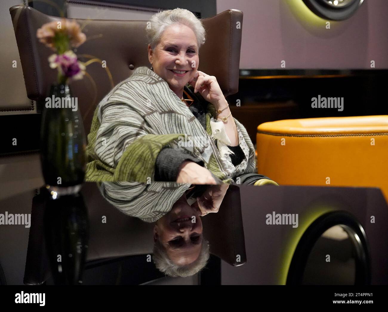 Hamburg, Germany. 01st Nov, 2023. Actress Katerina Jacob sits in the ...