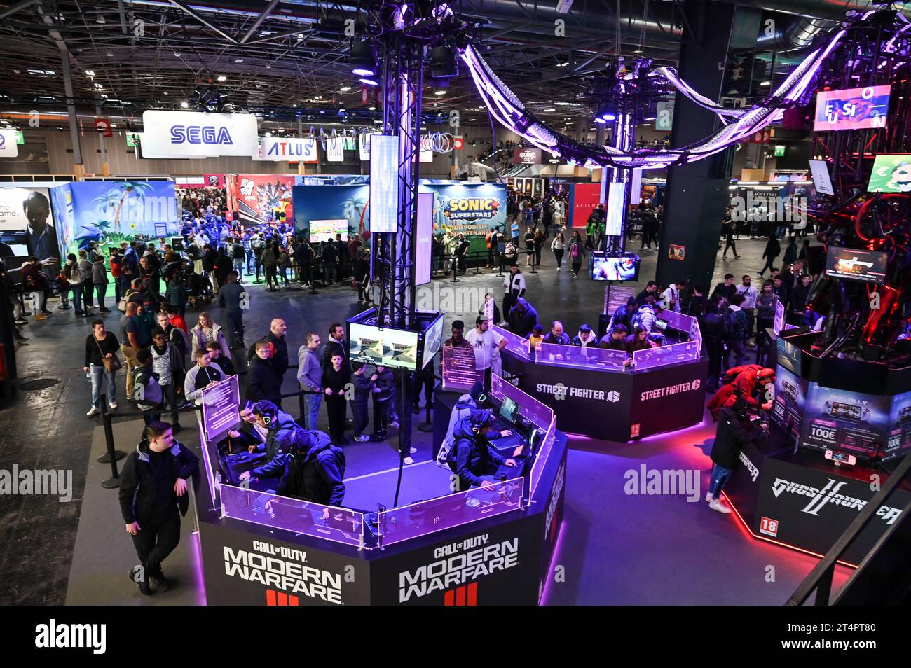 Paris, France. 01st Nov, 2023. Illustration of the Paris Games Week ...