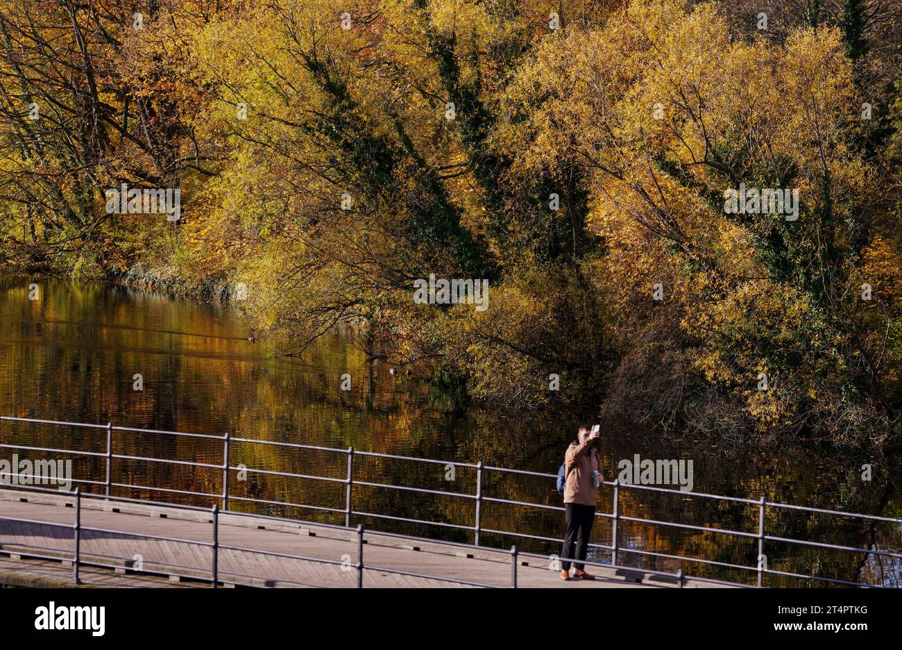 Autumn colors at the Kastellet fort in Copenhagen, Denmark, Wednesday ...