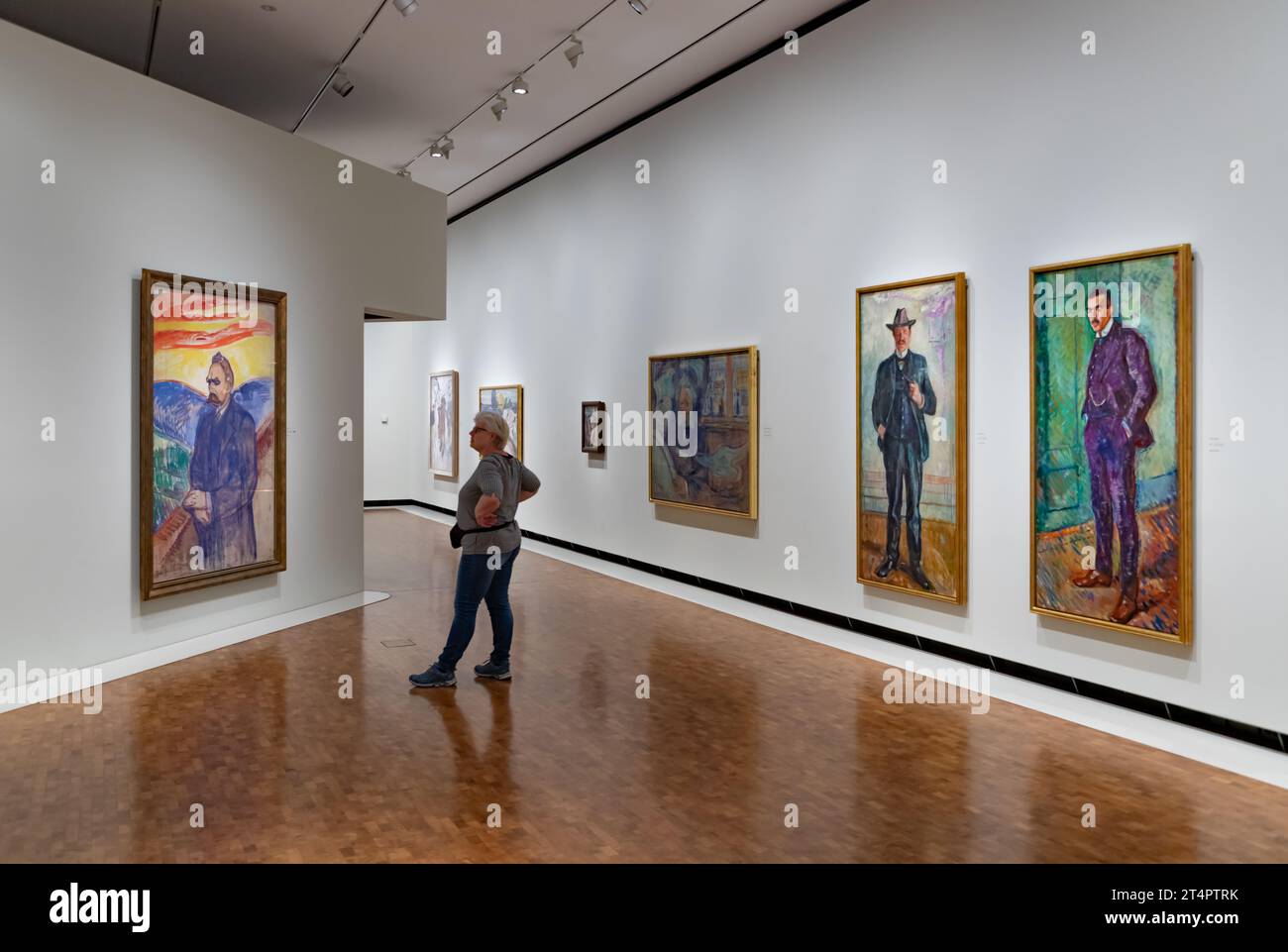 Edvard munch portraits exhibition hi-res stock photography and images ...