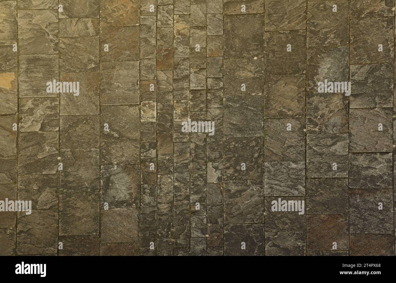 Beautiful old medieval European stone wall texture background, with ...