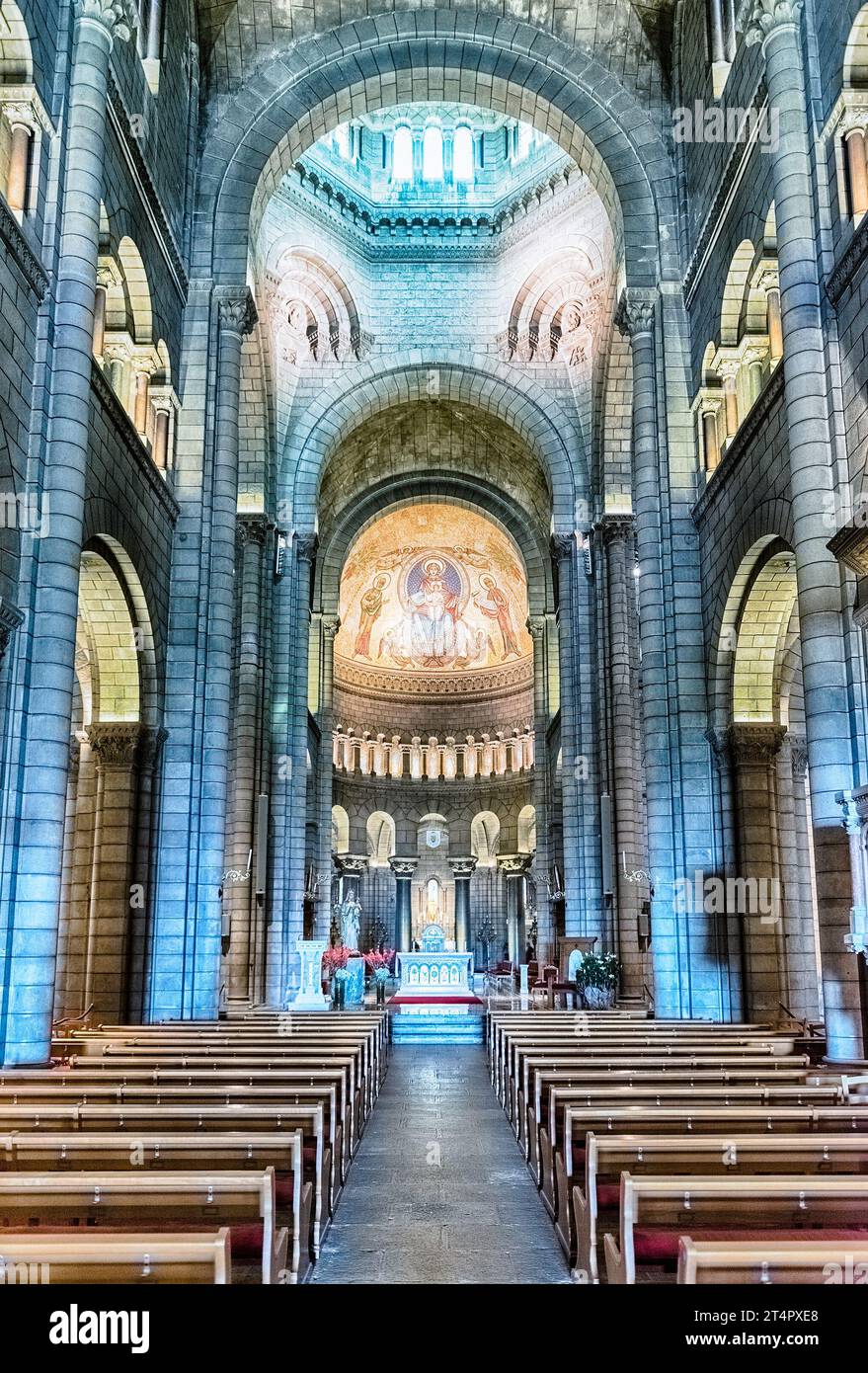 MONACO - AUGUST 13: Interiors of the Cathedral of Our Lady Immaculate ...