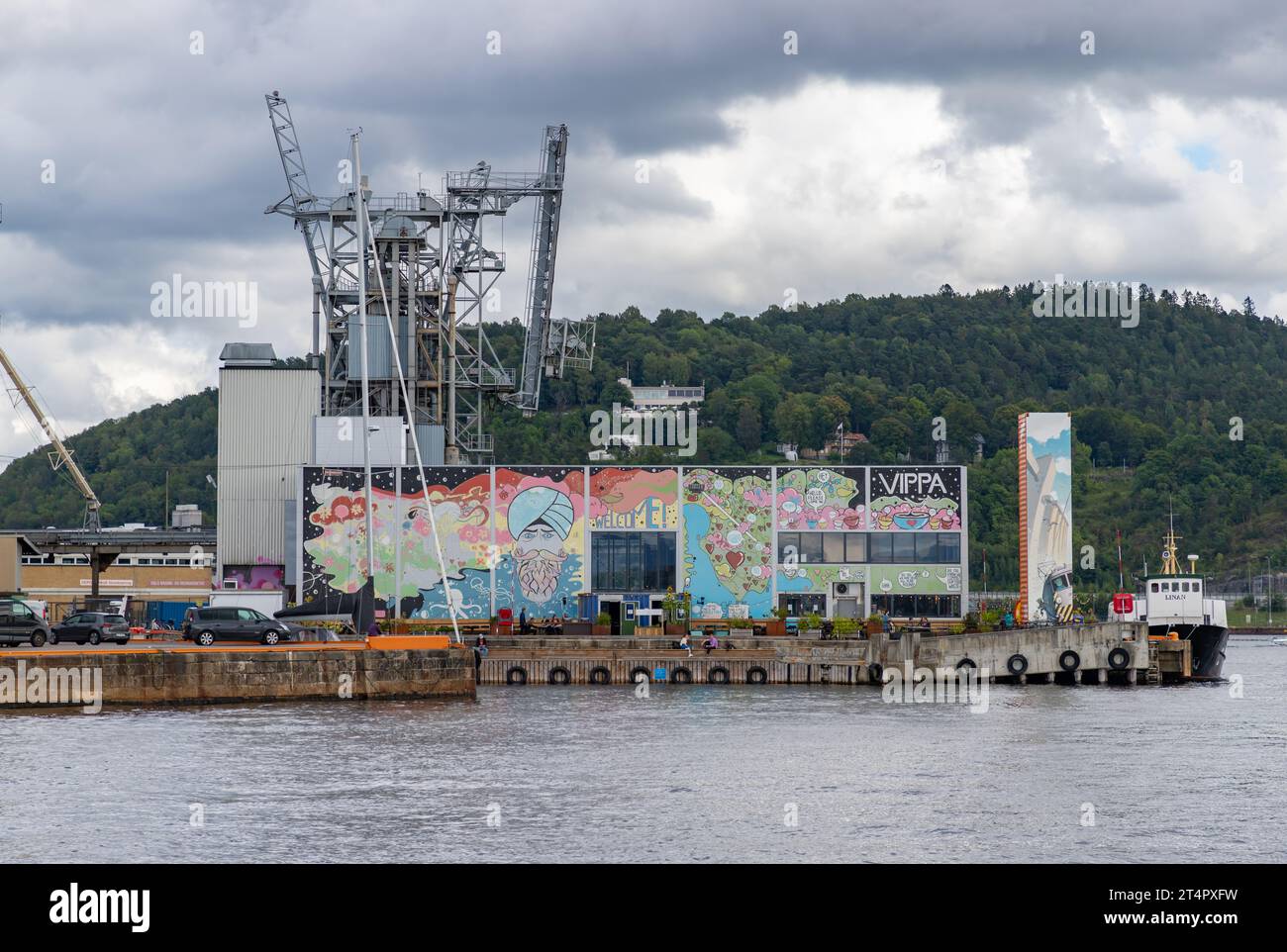 A picture of the Vippa Restaurant Stock Photo - Alamy
