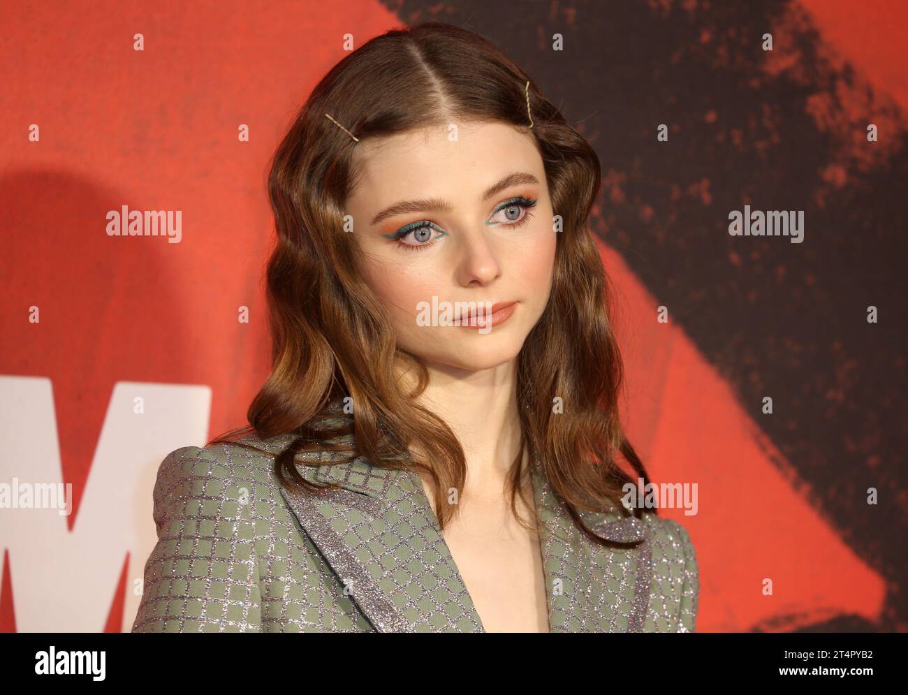 Thomasin McKenzie attends the "JoJo Rabbit" European Premiere during ...