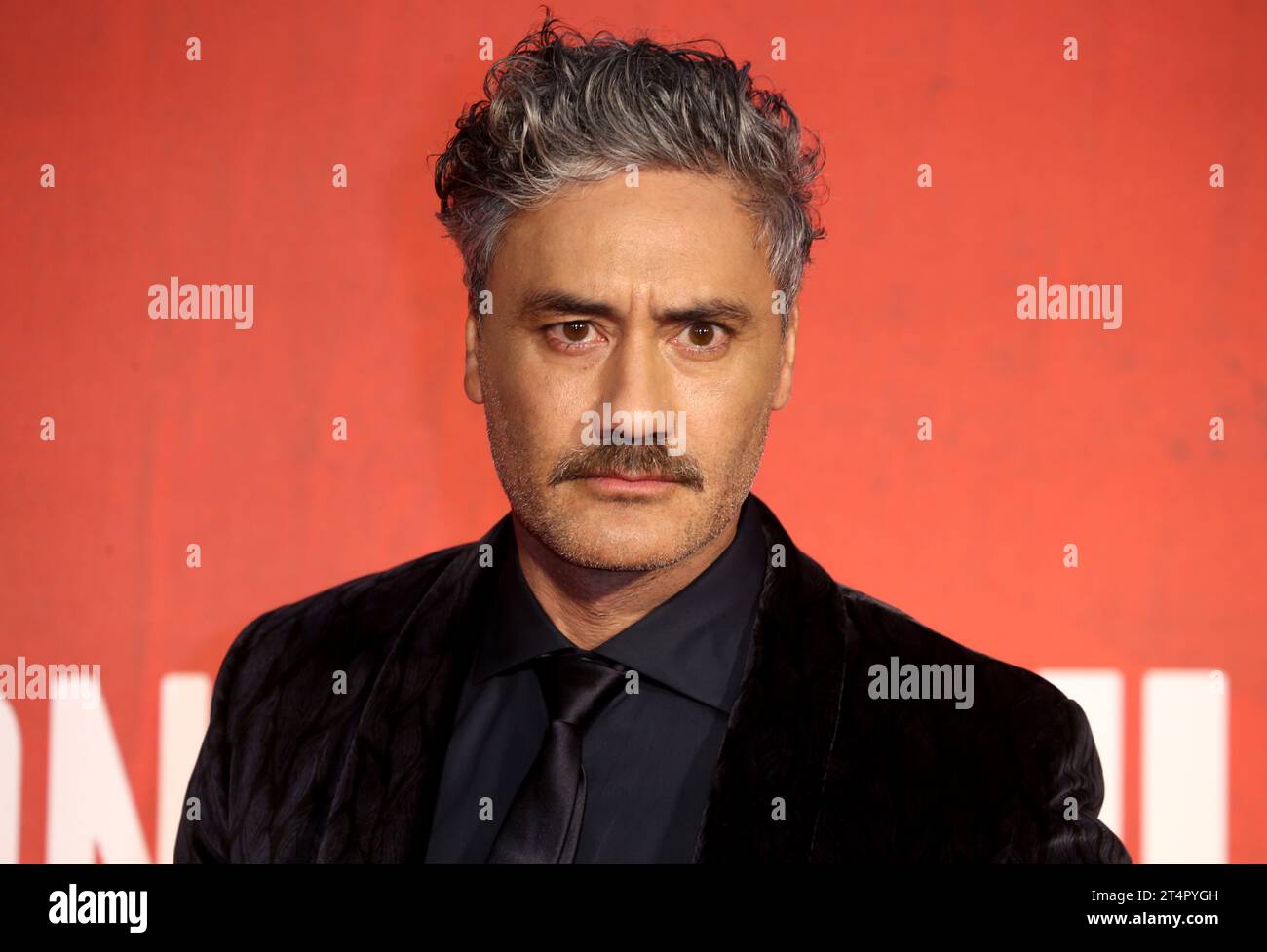 Taika Waititi attends the "JoJo Rabbit" European Premiere during the ...