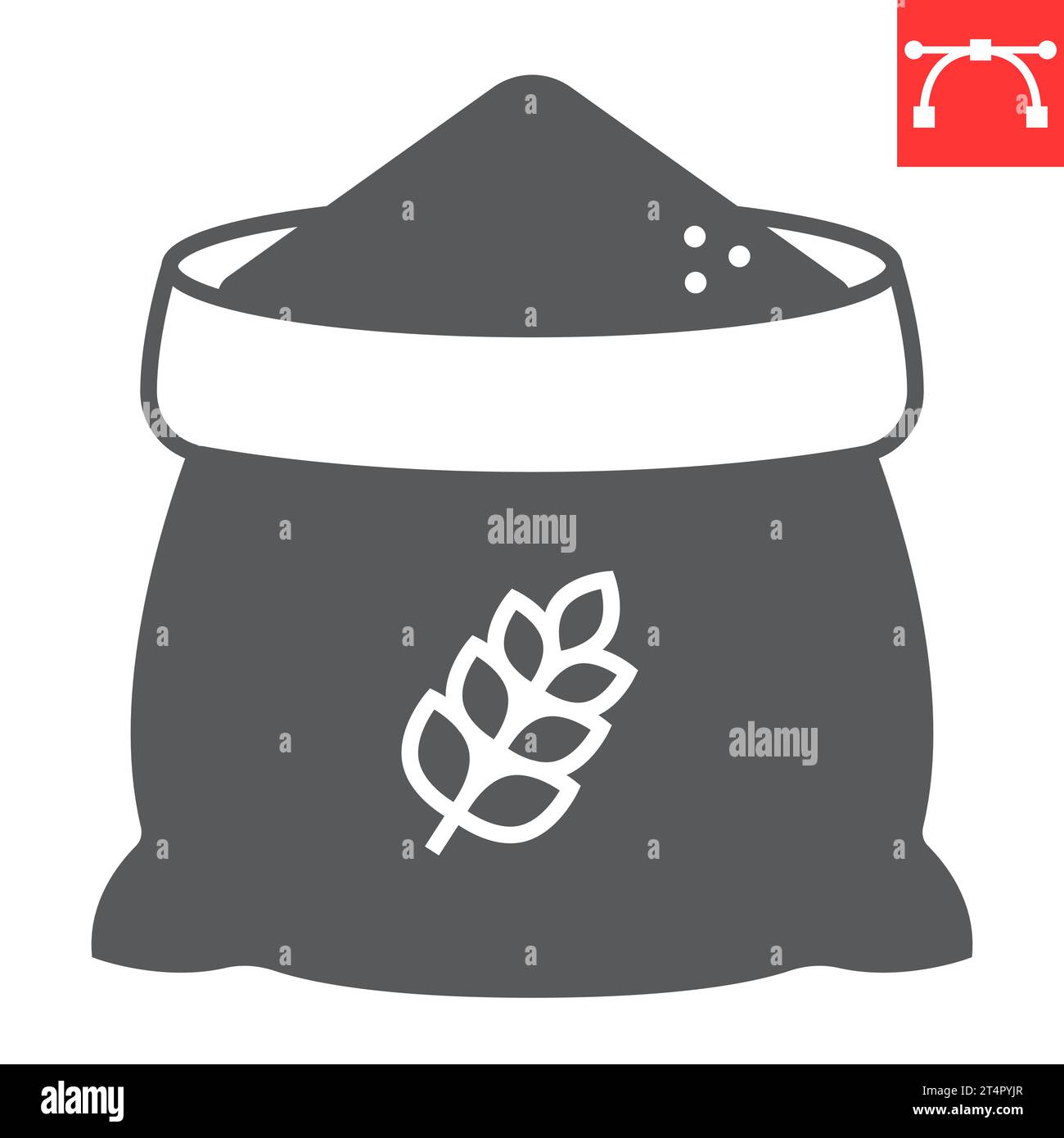 Solid flour product Stock Vector Images - Alamy