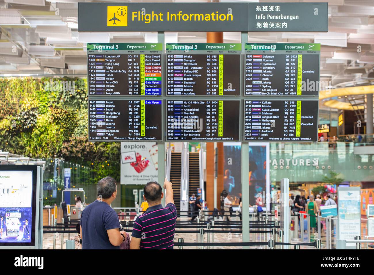 Airport Changi Flight Status – Flughafen Changi Flugplan – YZFTE