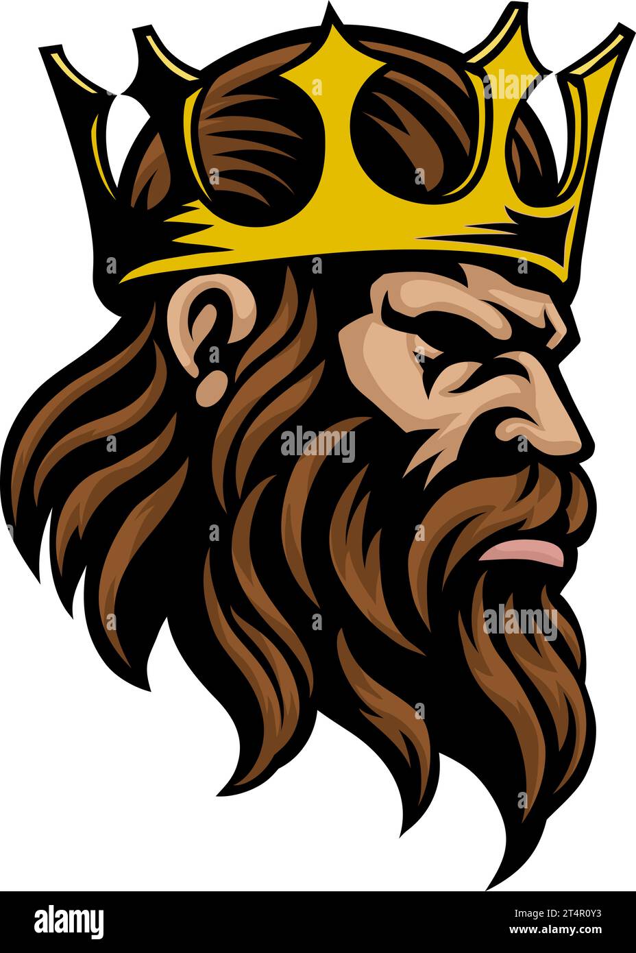 Medieval warrior side view hi-res stock photography and images - Alamy