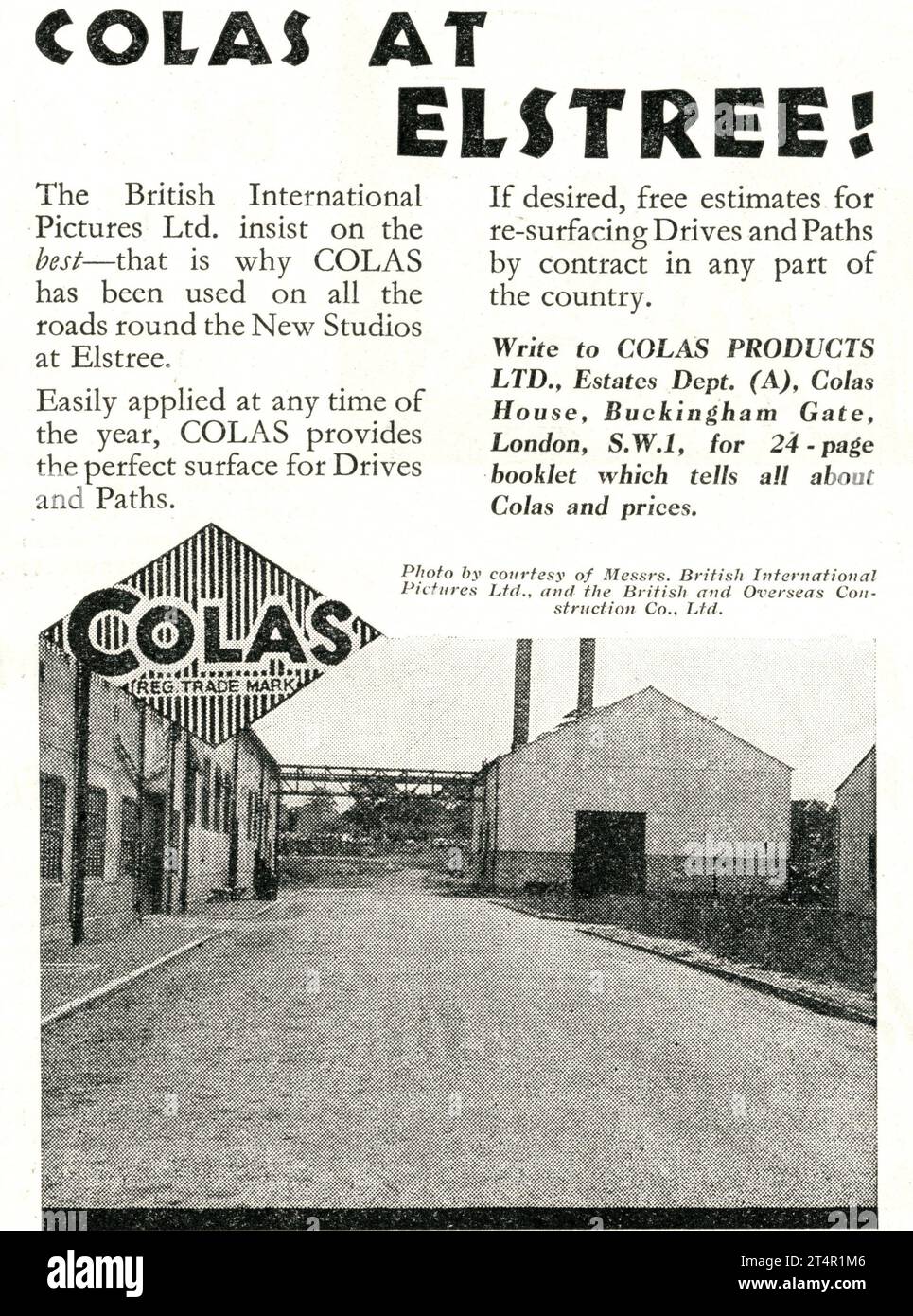 British International Pictures Ltd. at the New Movie / Film Studios at ...