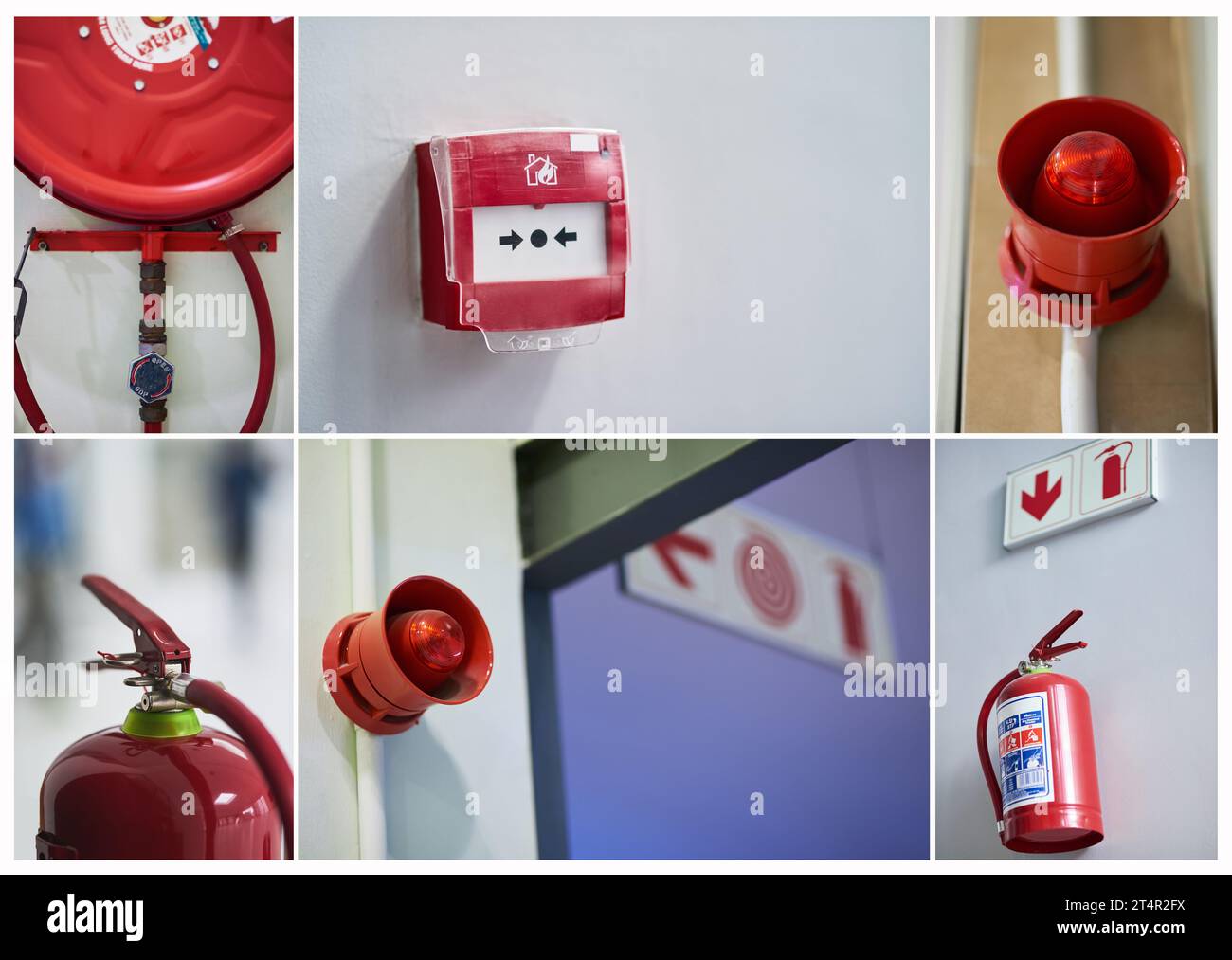 For your safety. Composite of various safety and emergency related ...