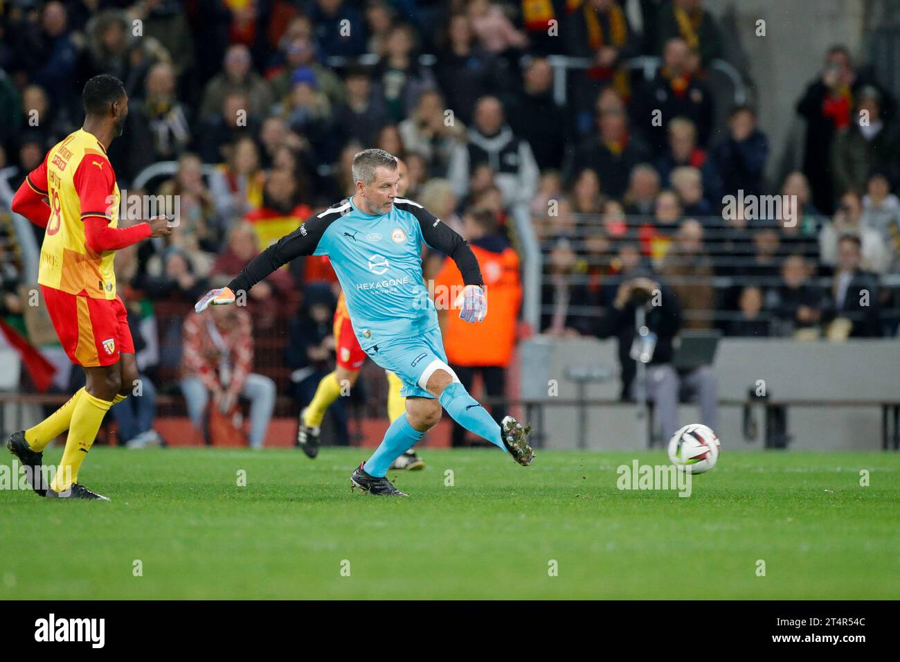 Pascal Olmeta during the Gala Match between Legends and RC Lens at Stade Bollaert-Delelis on ...
