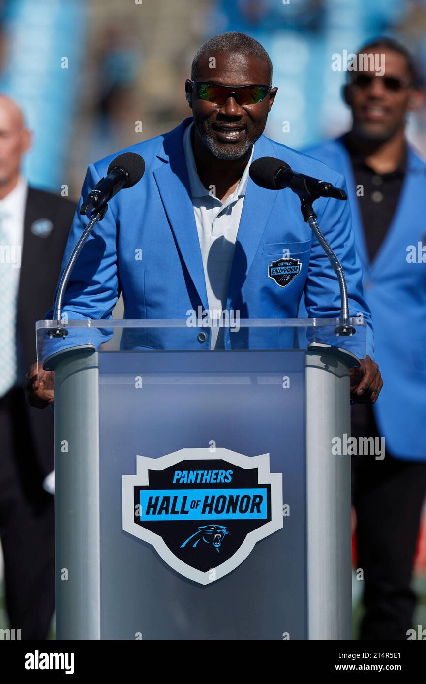 Former Carolina Panthers wide receiver Muhsin Muhammad was inducted ...