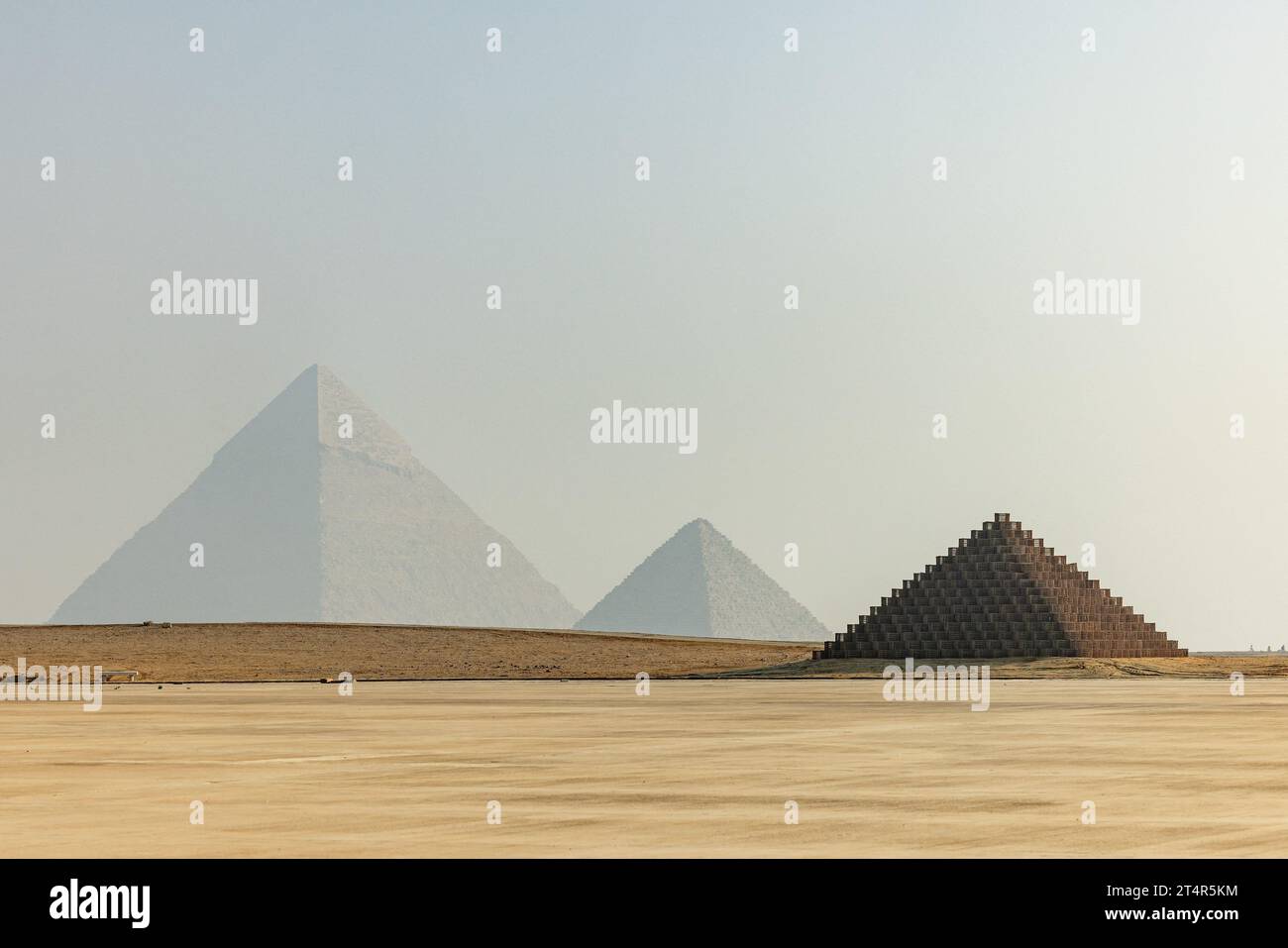 Cairo, Egypt. 26th Oct, 2023. ‘Translucent Pyramid' by Saudi artist ...