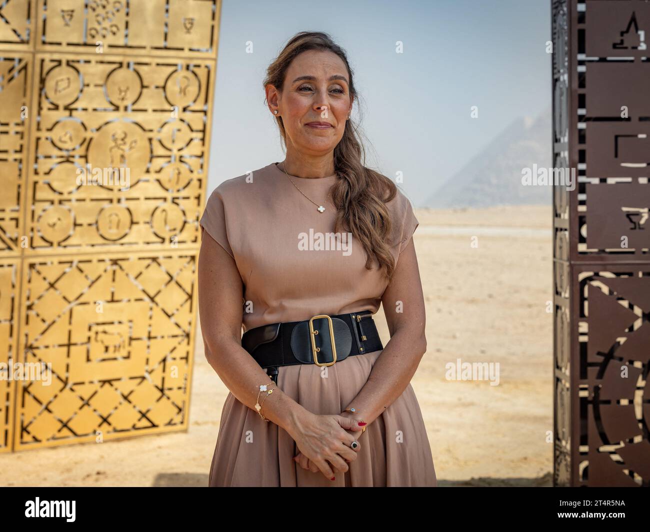 Cairo, Egypt. 26th Oct, 2023. Nadine Abdel Ghaffar, founder of Art D ...