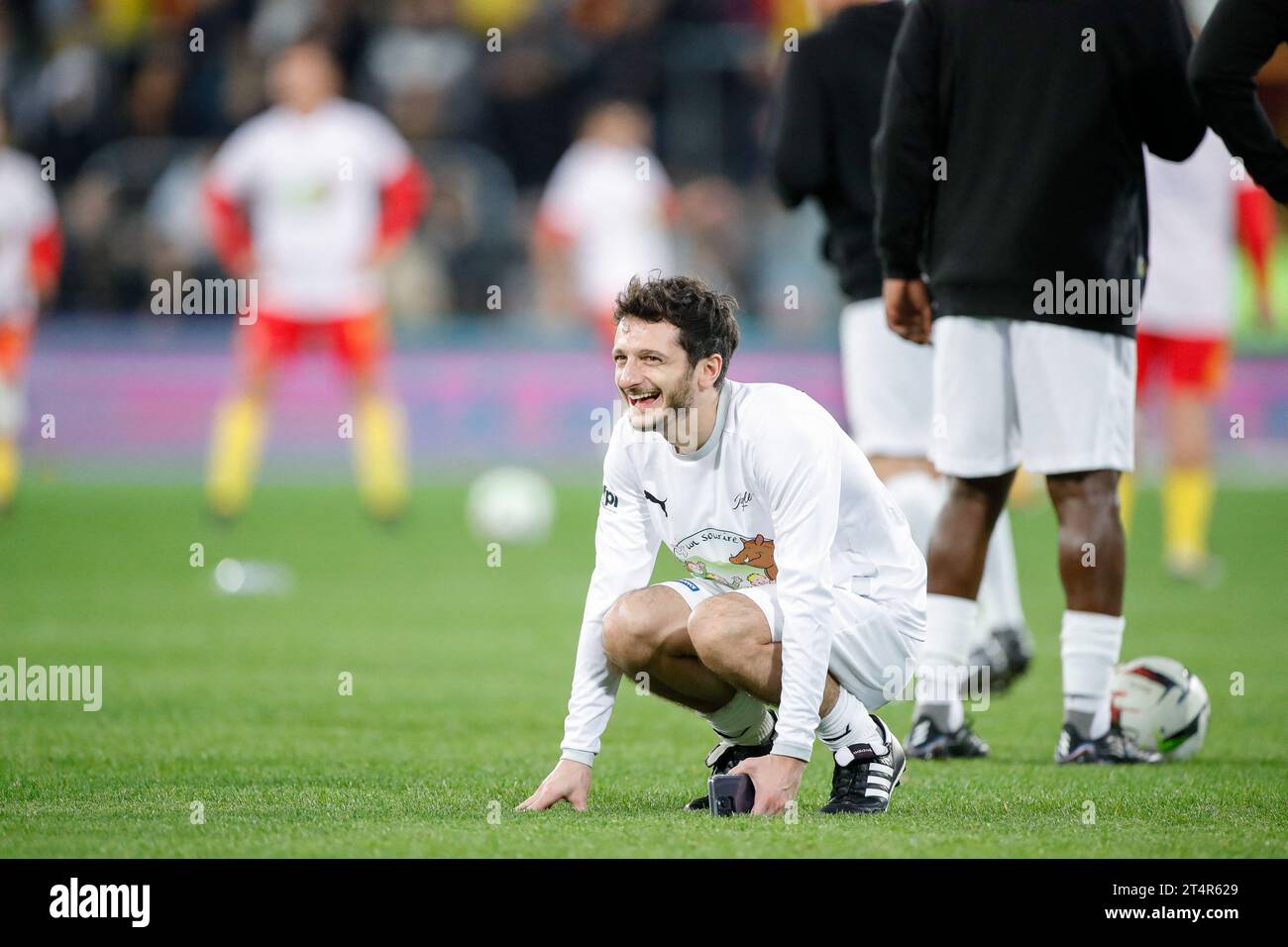 Maxime Biaggi during the Gala Match between Legends and RC Lens at ...