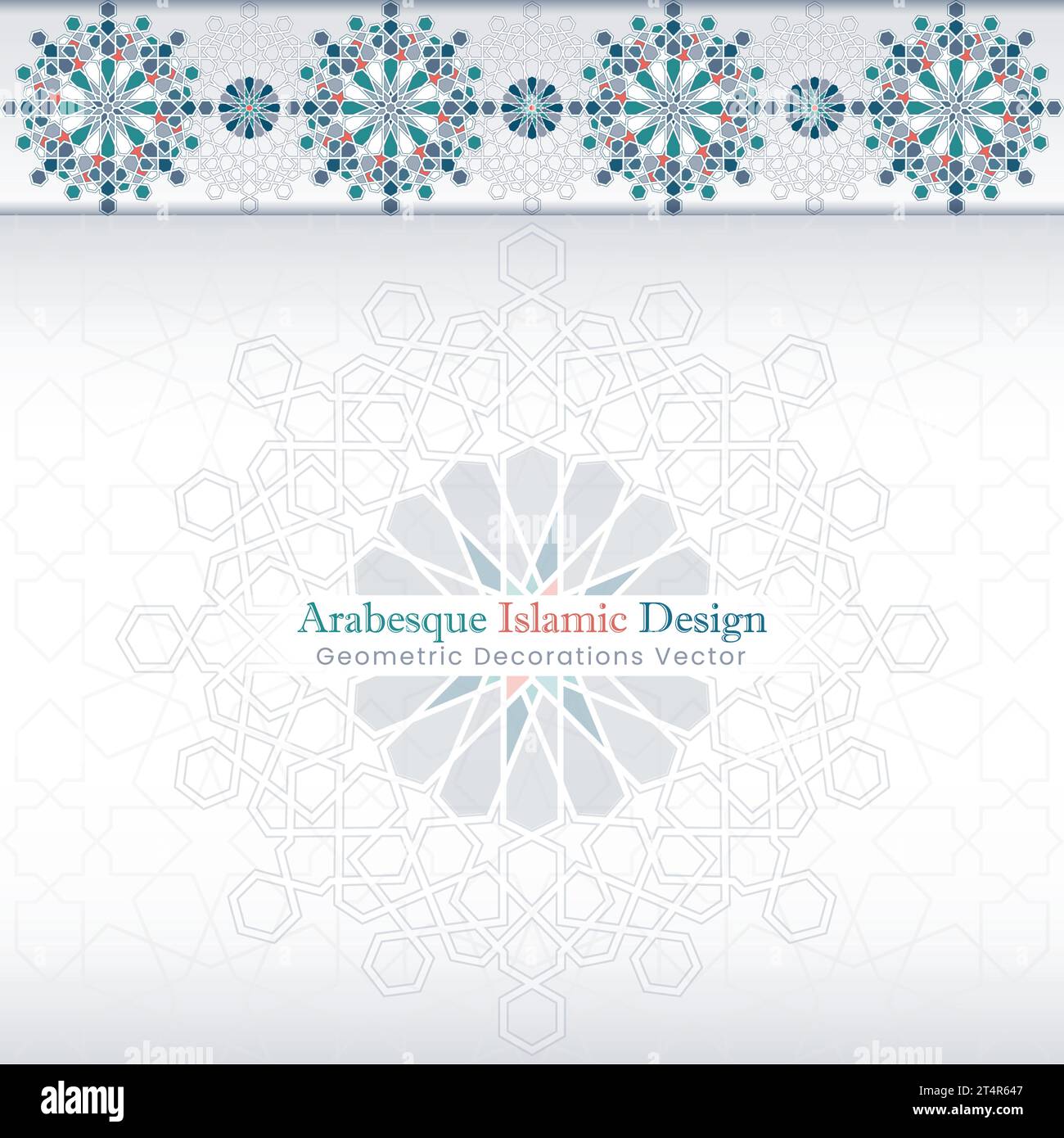 Arabic ornamental seamless patterns collection. Set of arabesque tiled ...
