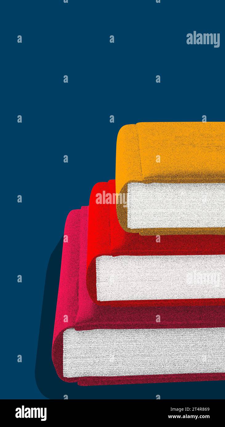 Poster. Contemporary art collage. Modern creative artwork. Stack of ...