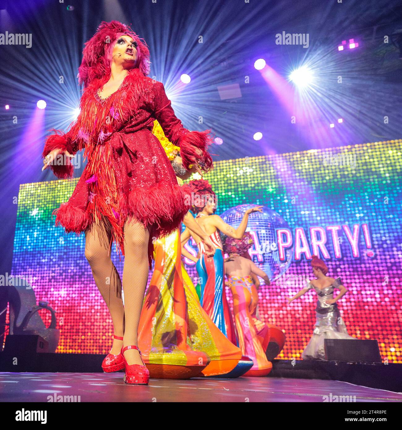 London, UK. 01st Nov, 2023. Regan Shepherd as 'Miss Demeanor' with the ...