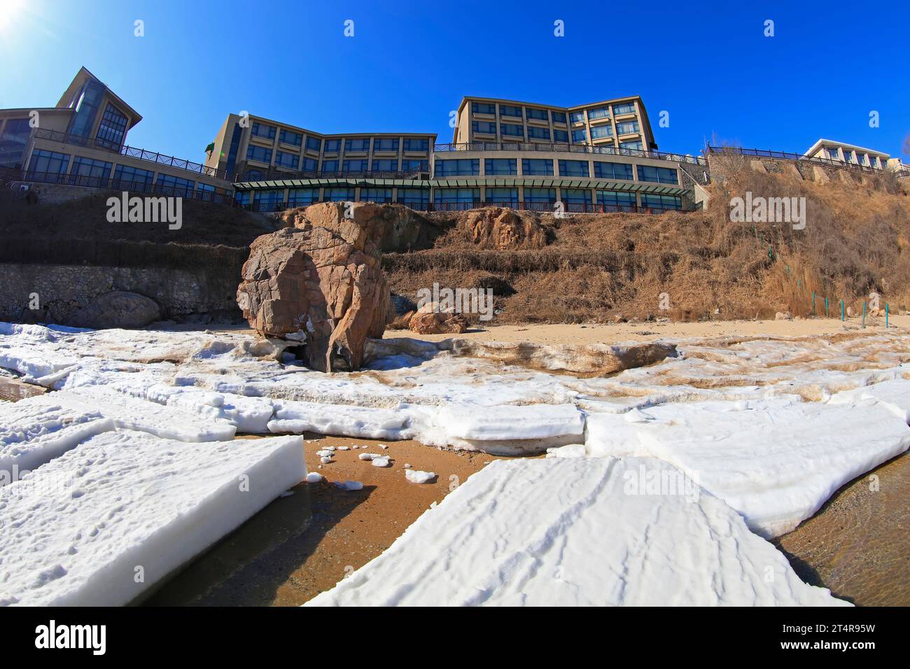 seaside landscape architecture, closeup of photo Stock Photo - Alamy